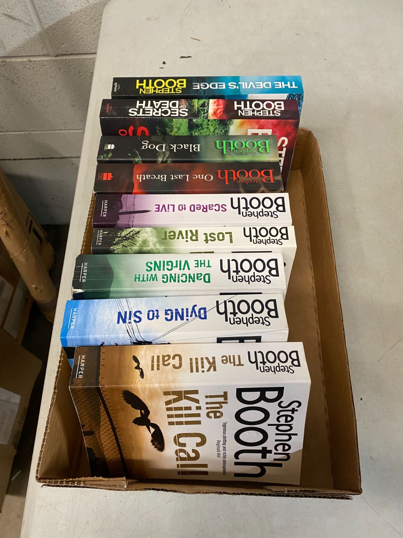 Stephen Booth books