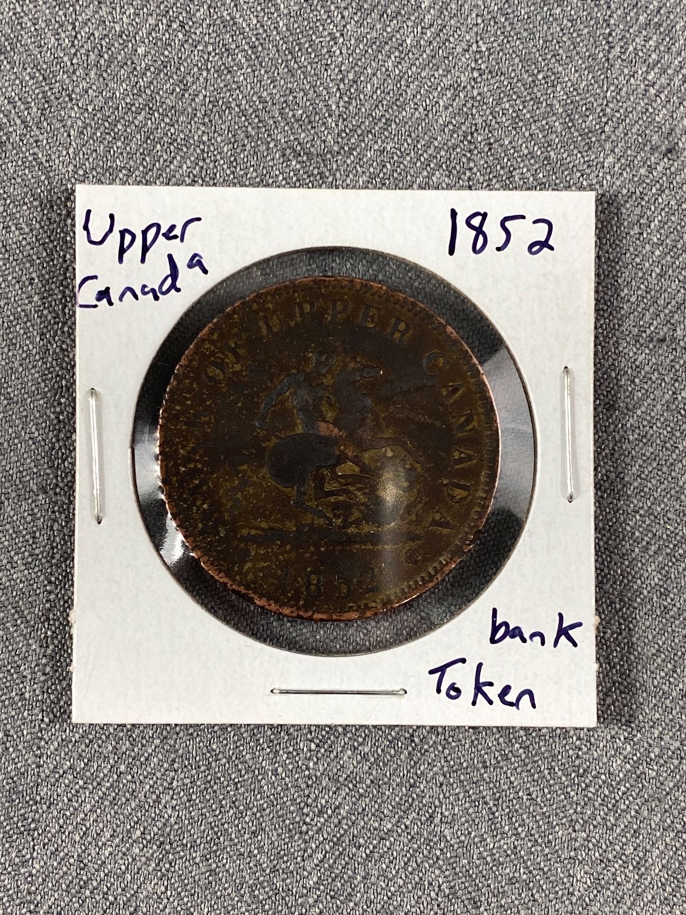 1852 Upper Canada Bank Token