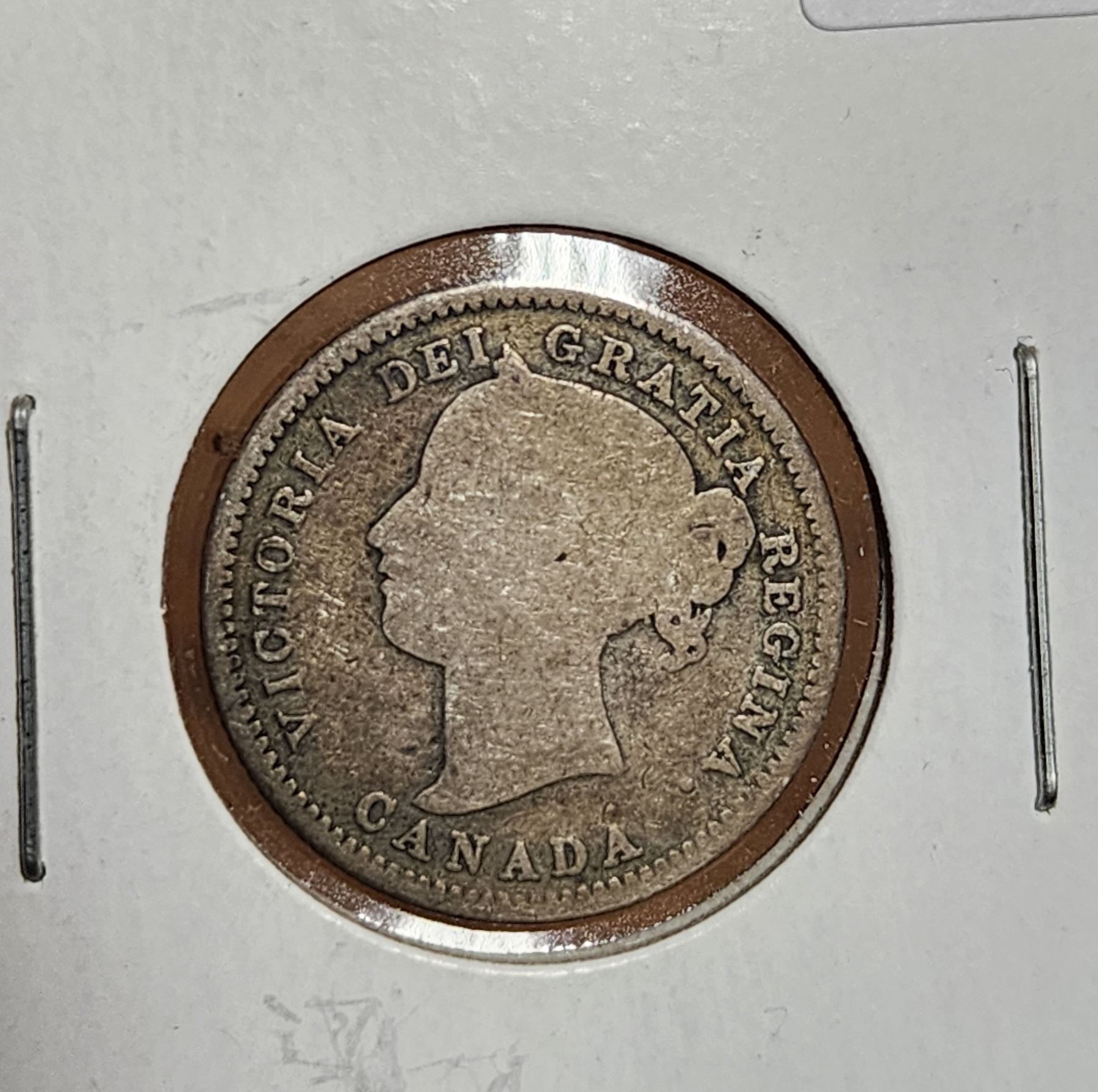 1858 Canadian 10 cent silver coin - Schmalz Auctions