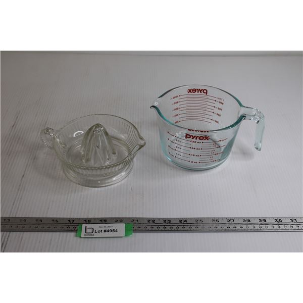 Pyrex Liquid Measuring Cup Glass Juicer Bodnarus Auctioneering