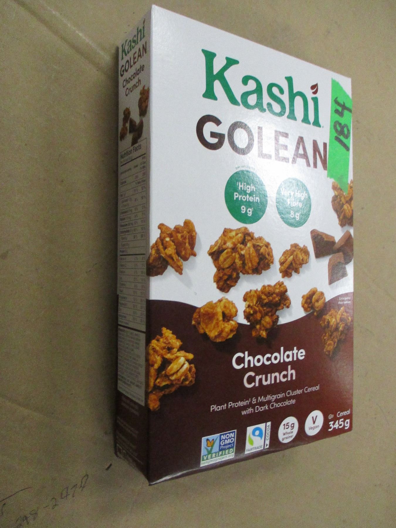 SHELF PULLS (AS IS): KASHI GO LEAN CHOCOLATE CRUNCH CEREAL (345G) - BOX