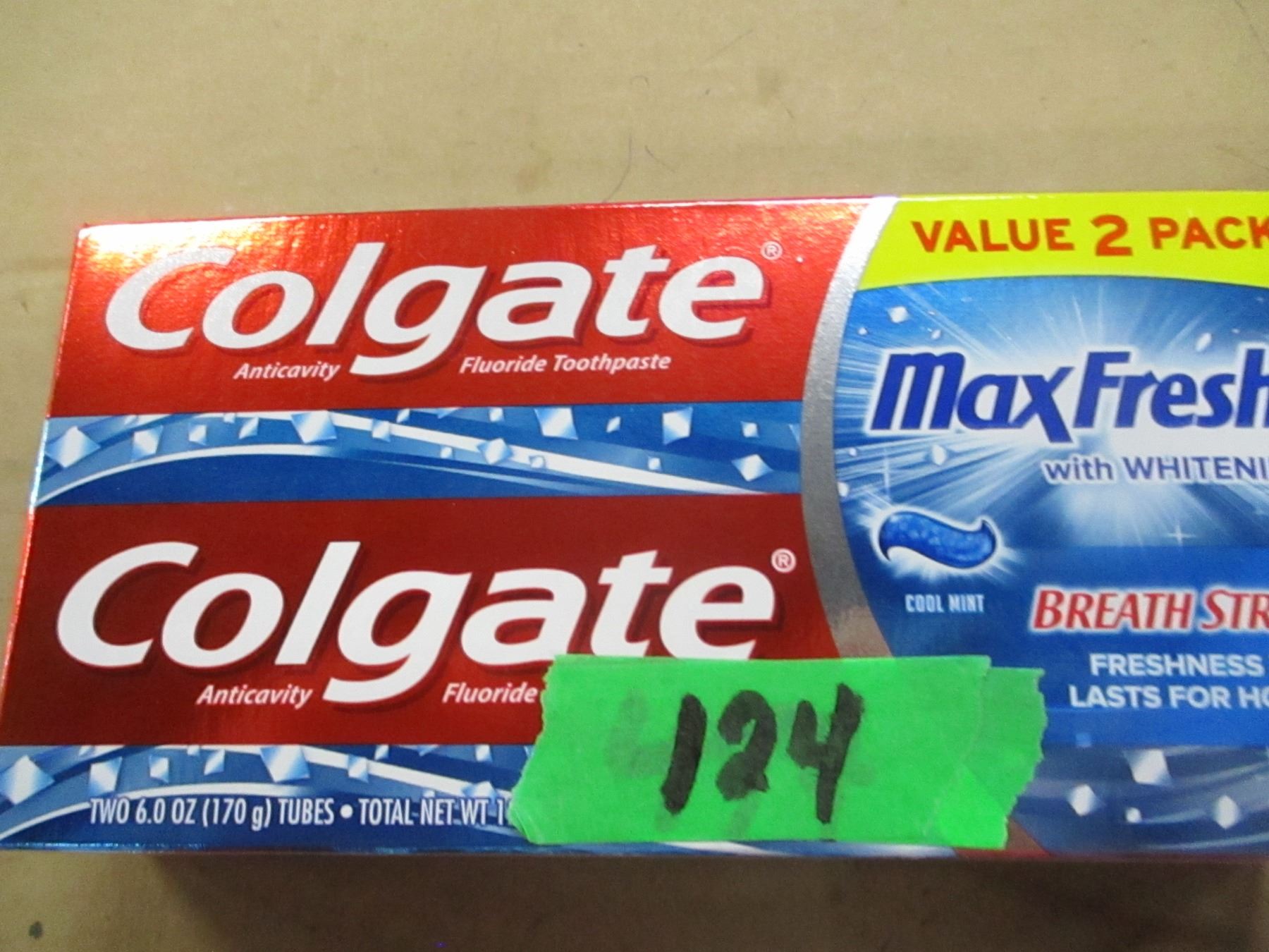 COLGATE TOOTHPASTE - 2 TUBES