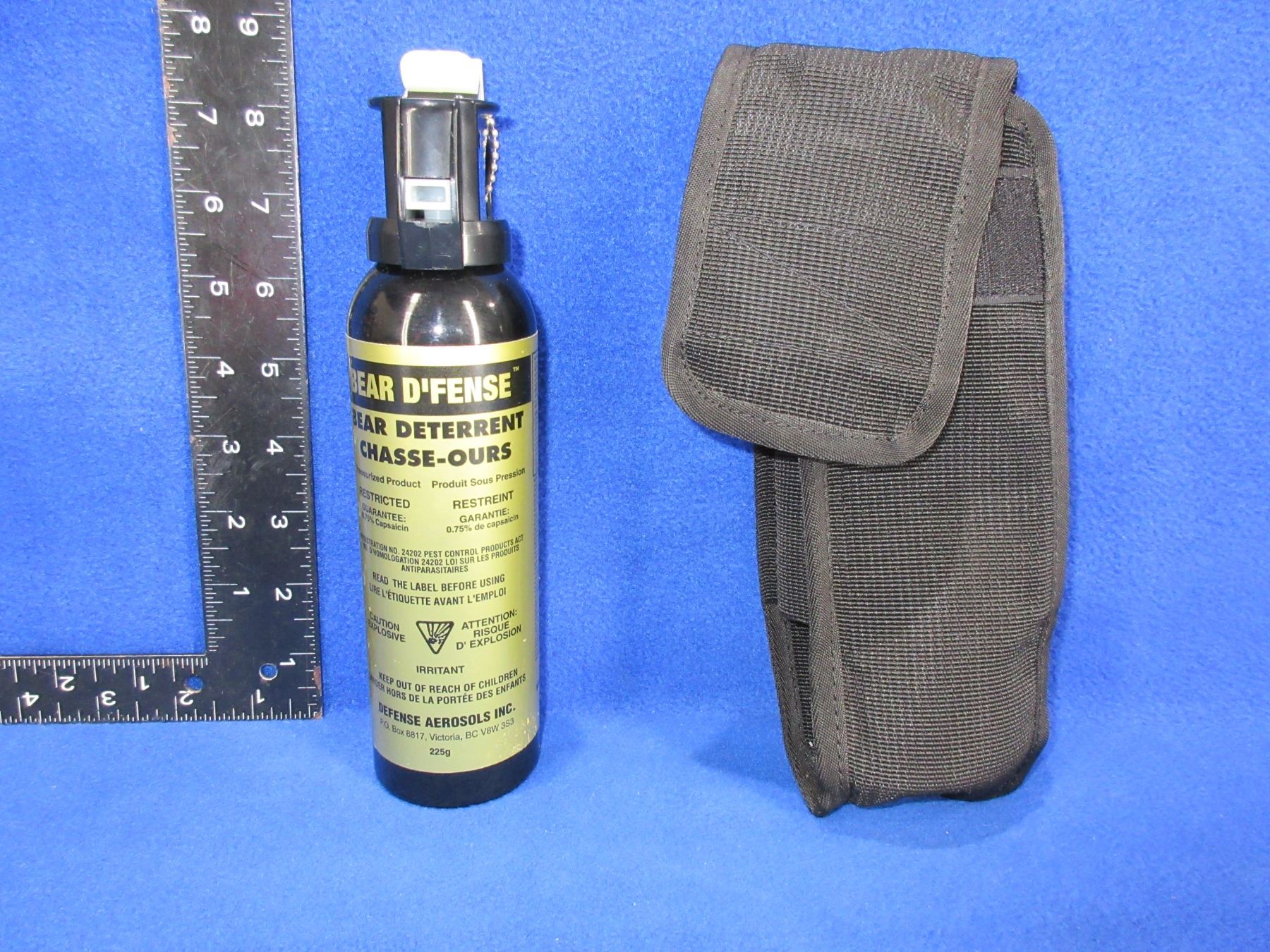 Bear D'Fense Bear Deterrent (Bear Spray) - 225 Gram Bottle