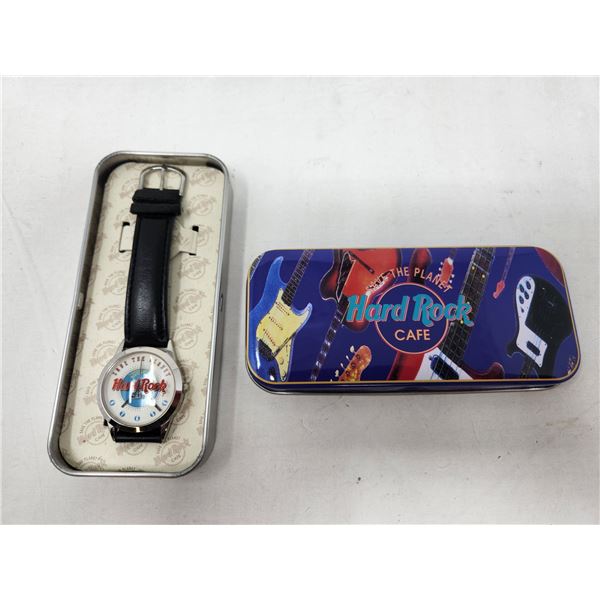 Hard Rock Café Watch in Collectors Tin