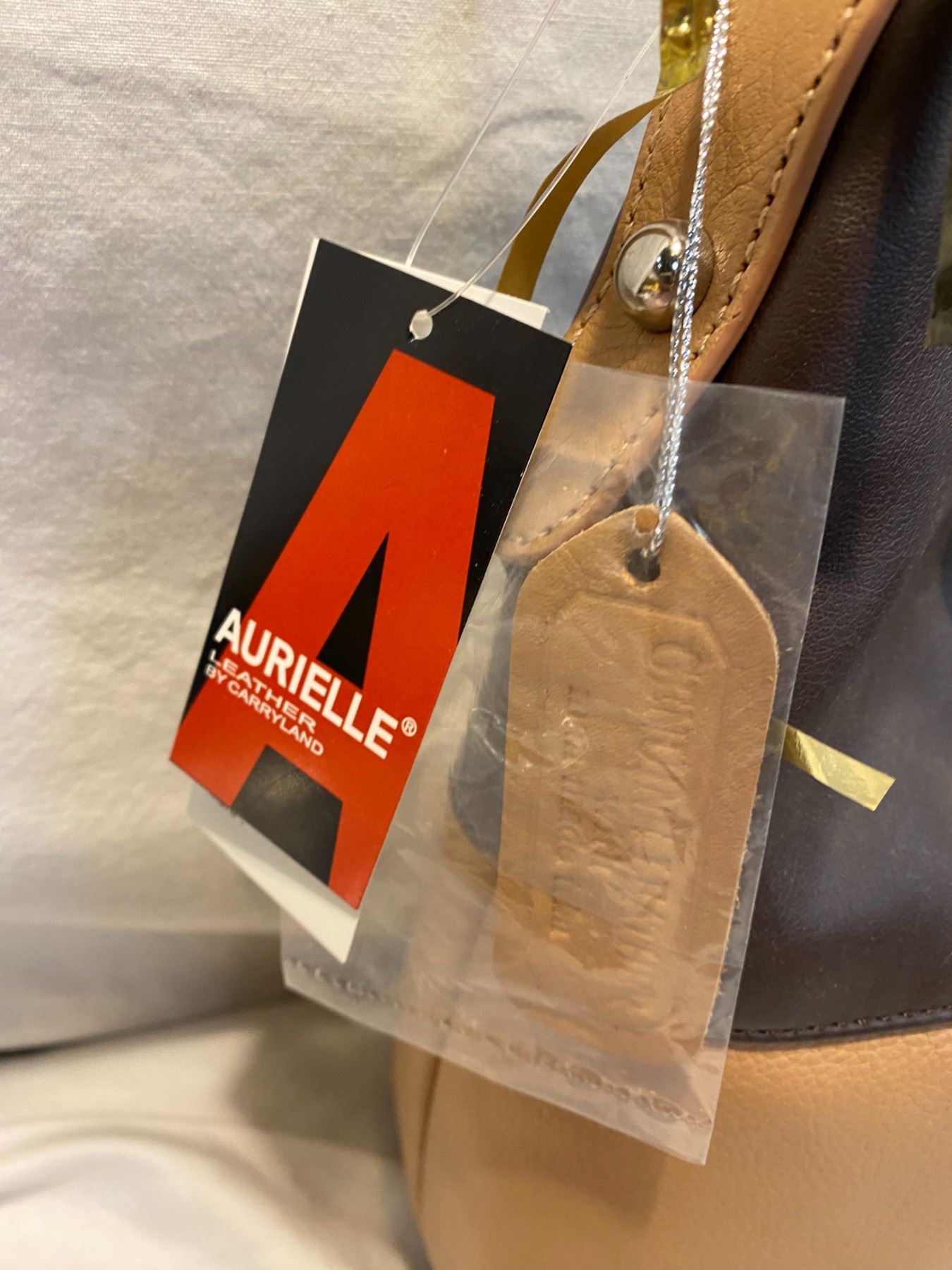 New Aurielle leather purse