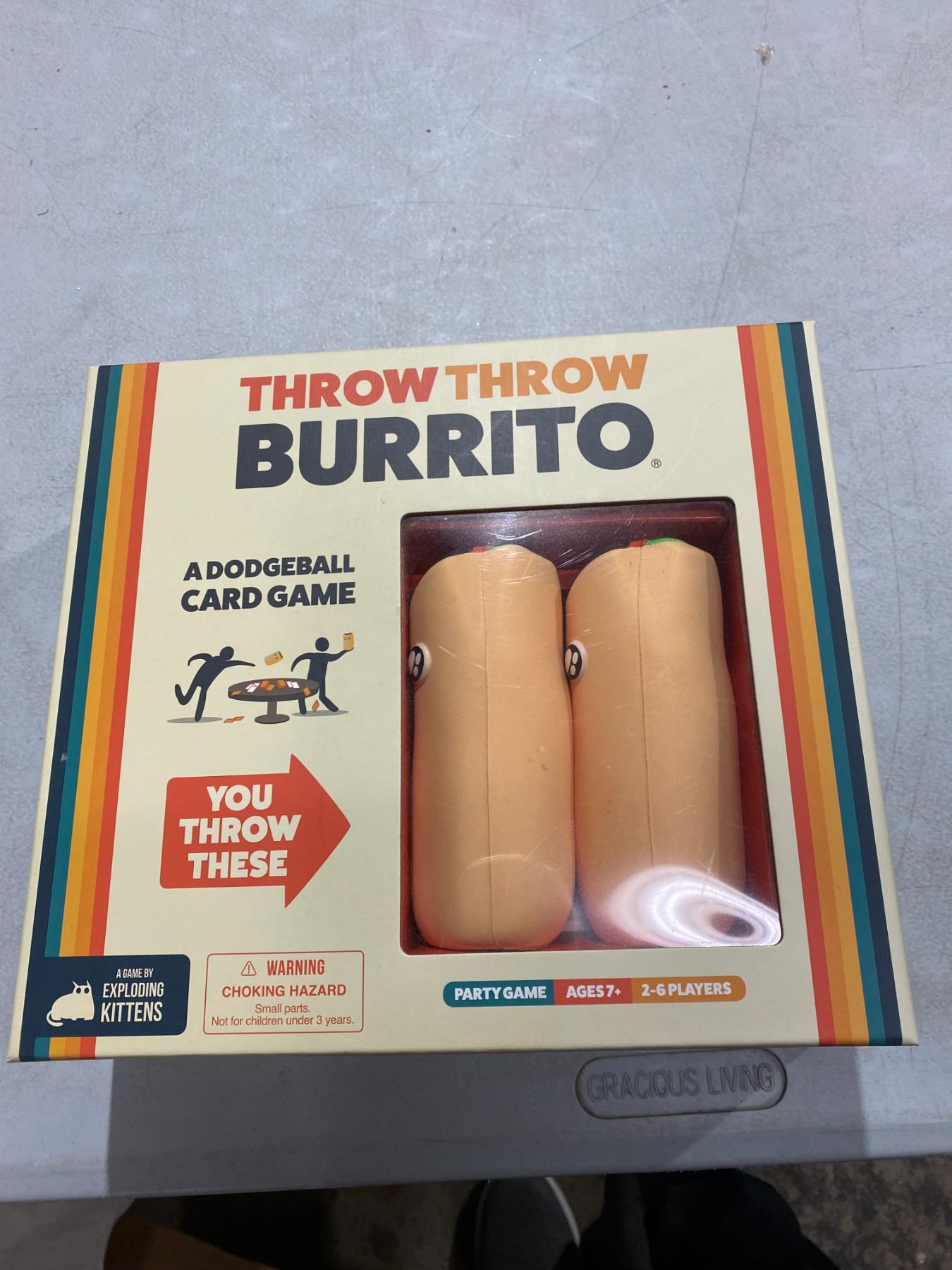 Throw throw Burrito game