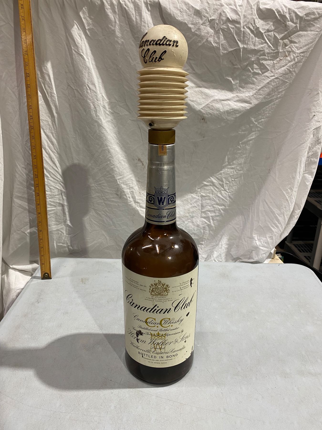 Canadian club bottle