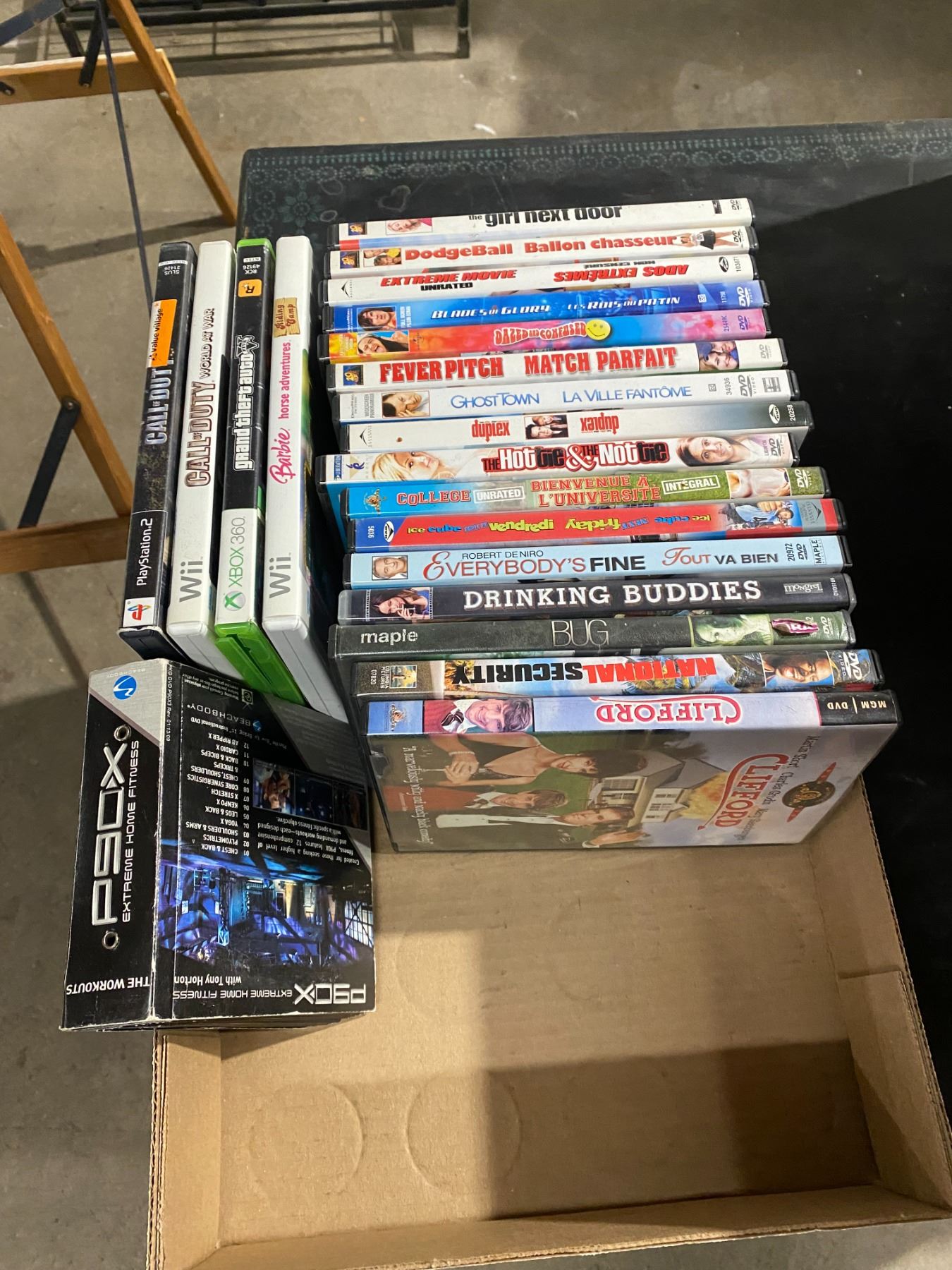 Dvds and games