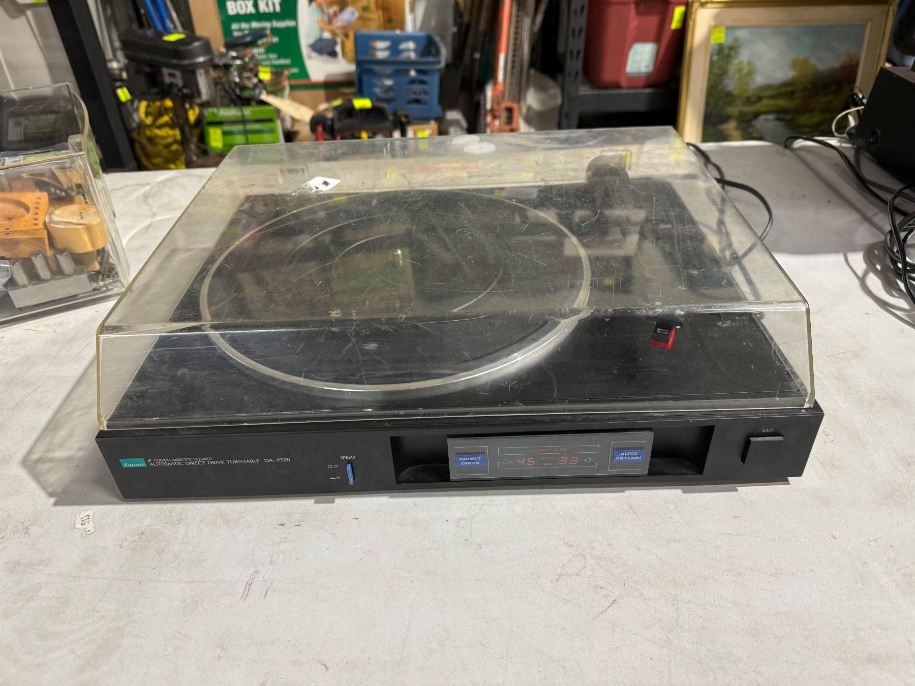 Sansui record player