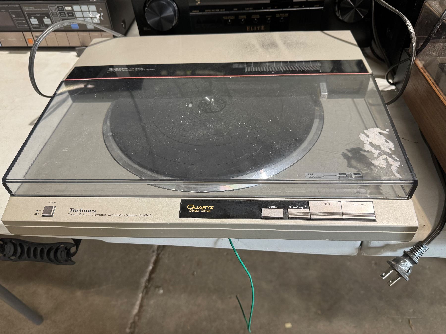 Technics record player