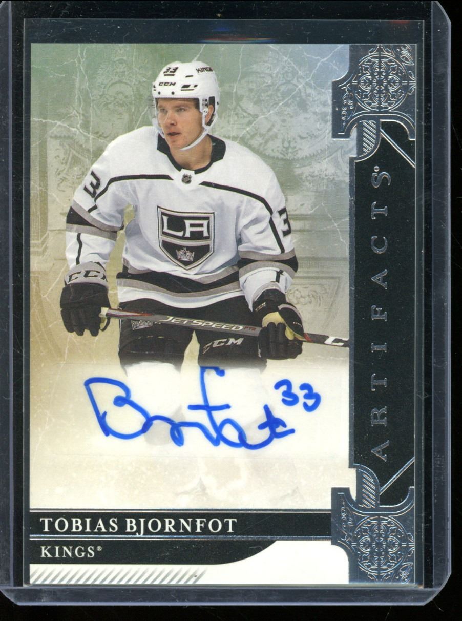 2019-20 Artifacts Roman Numeral Rookie Autograph #XXI Tobias Bjornfot