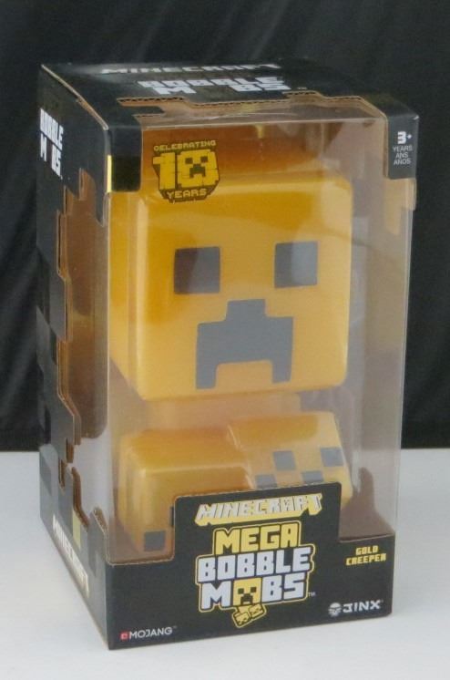 Minecraft Mega Gold Bobble Collectible Figure NEW