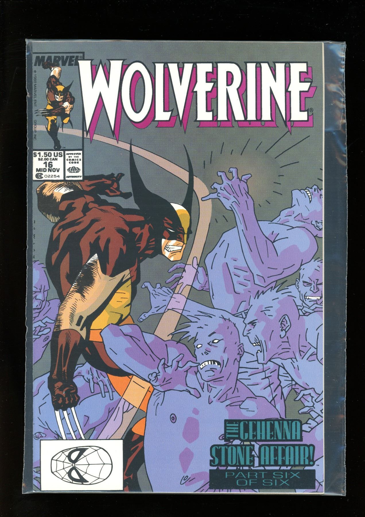Marvel Wolverine # 16 The Gehenna Stone Affair! Part Six of Six