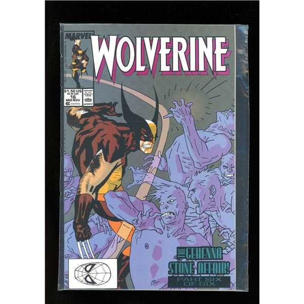 Marvel Wolverine # 16 The Gehenna Stone Affair! Part Six of Six