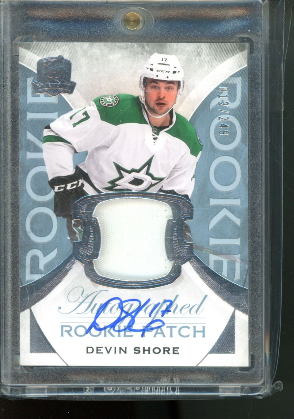 2015-16 The Cup #152 Devin Shore JSY AU RC 12/249