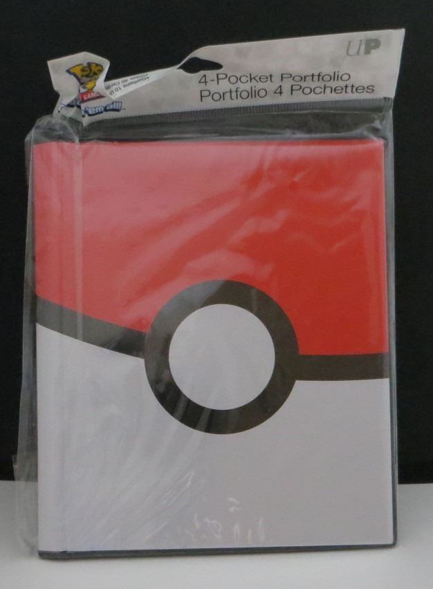 Pokemon Pokeball 4-Pocket Portfolio New Factory Sealed