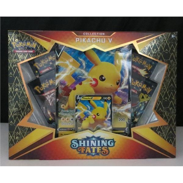 Pokemon Shining Fates Pikachu V Collection Box Factory Sealed