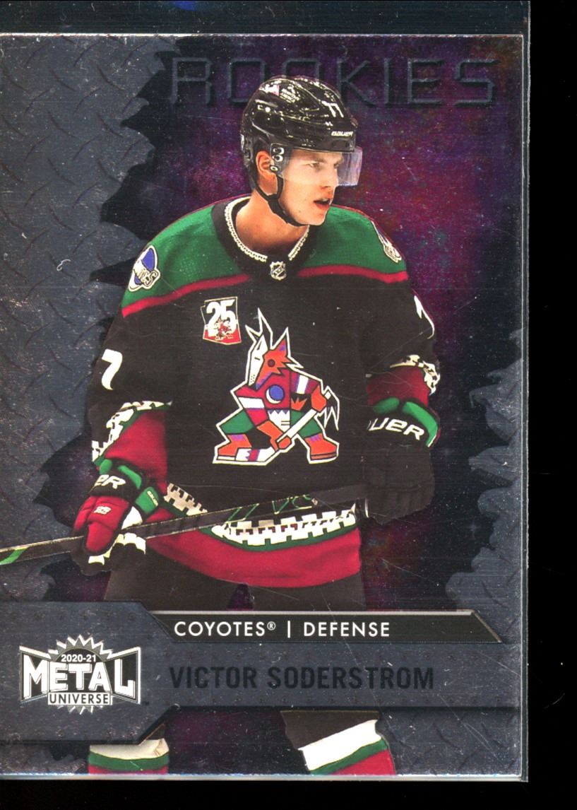 2020-21 Metal Universe #119 Victor Soderstrom RC