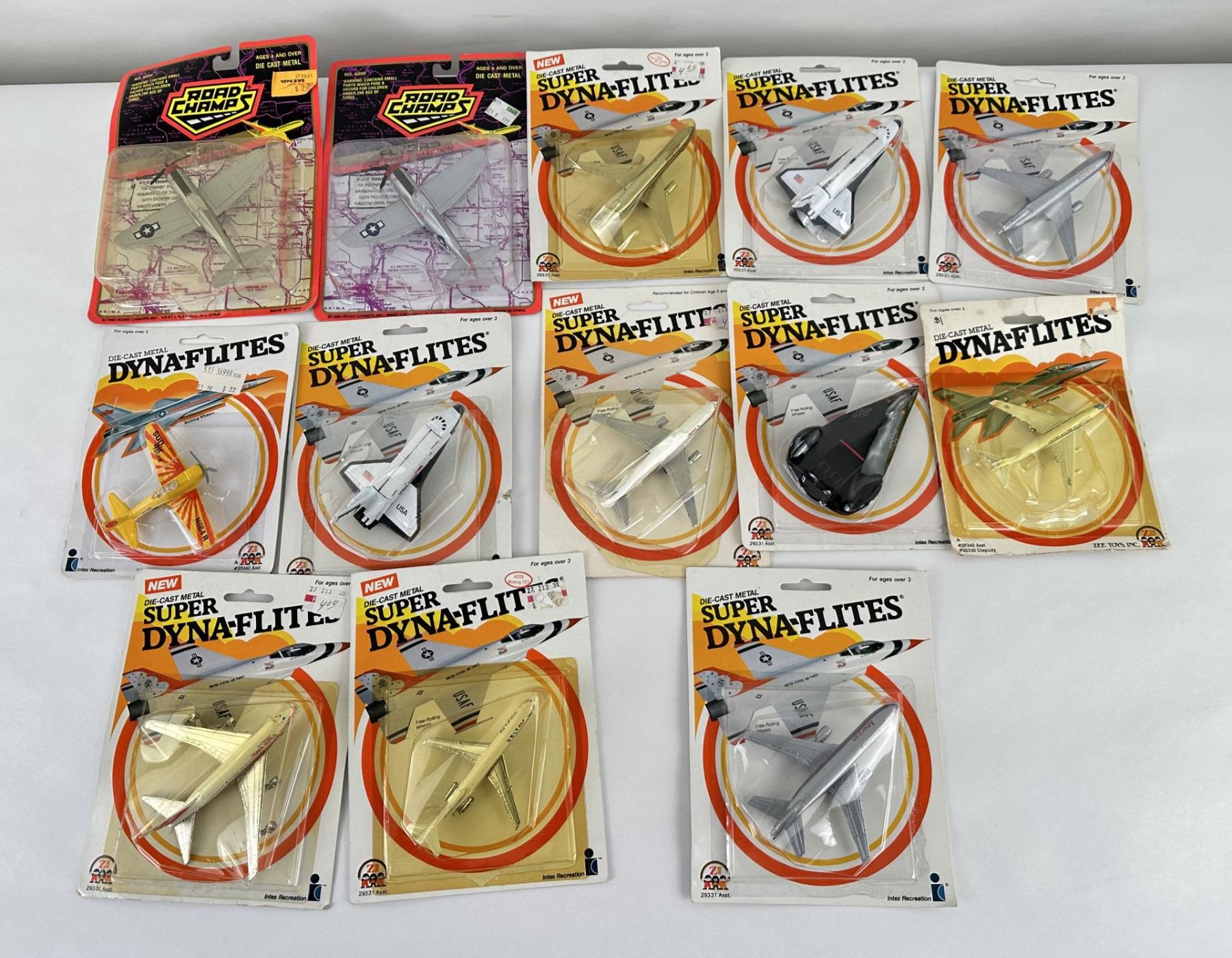 Super Dyna Flites Die Cast Planes