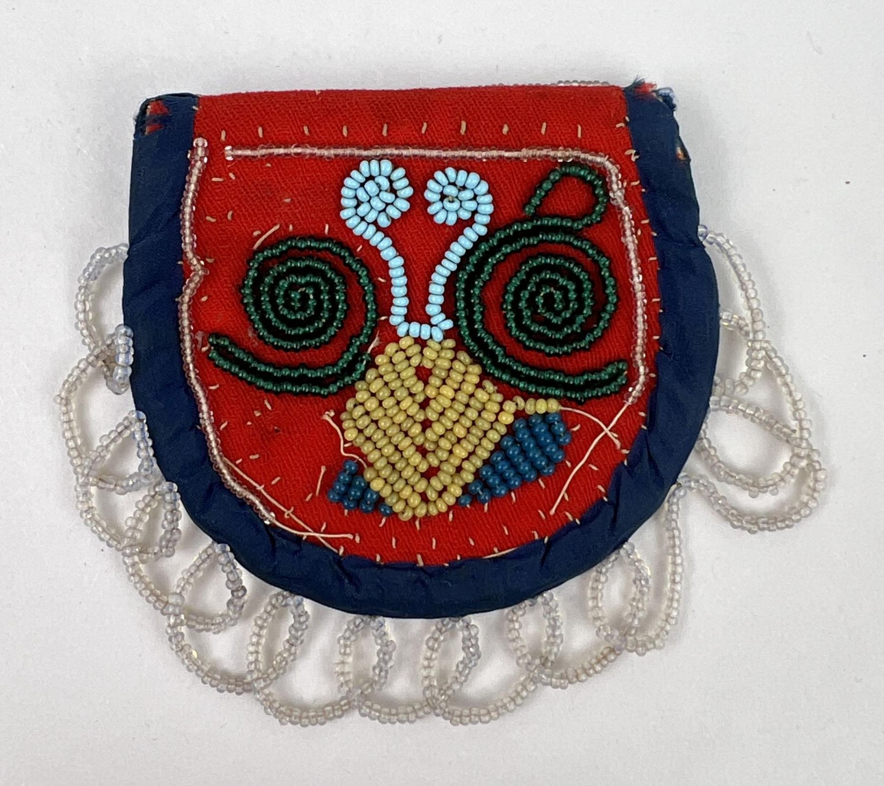Iroquois Native American Indian Beaded Pouch