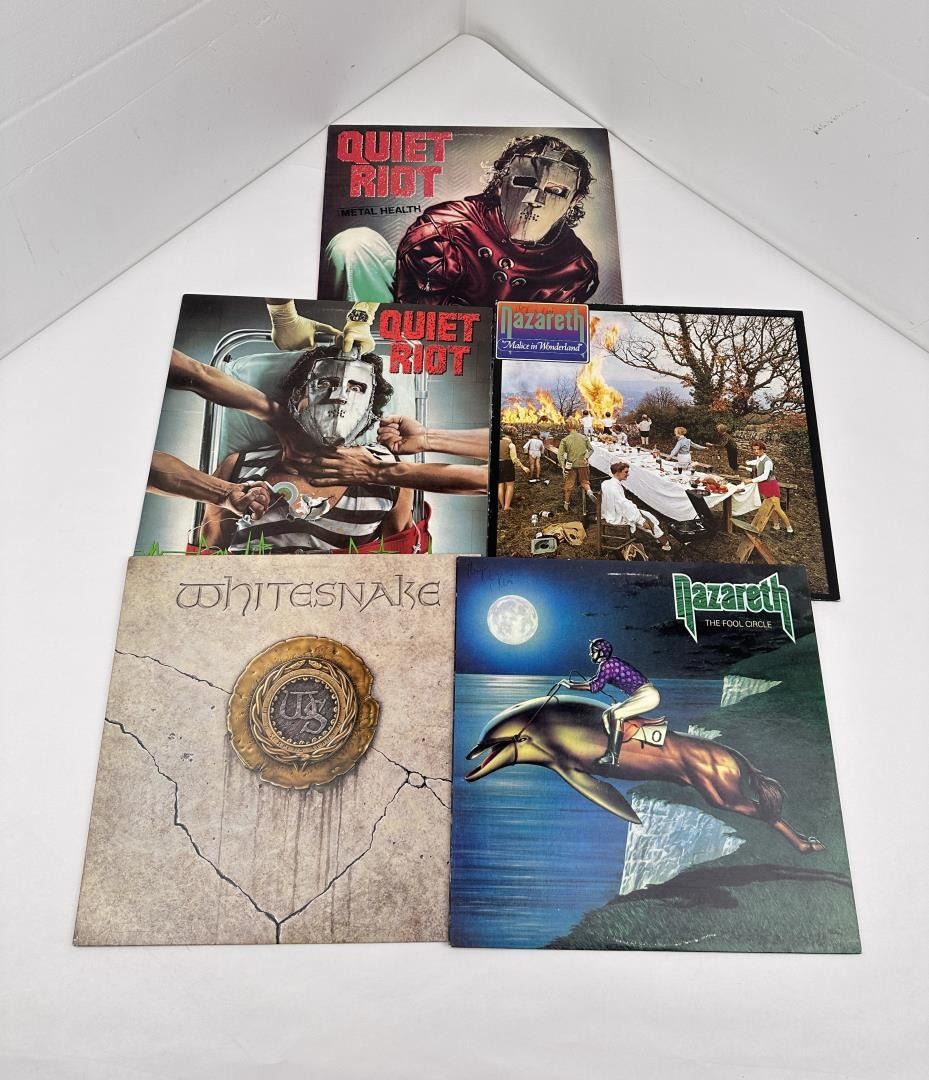 Collection 1980s Rock Band Albums 33 LP