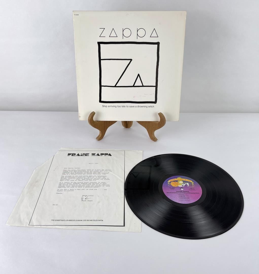 Frank Zappa Record Album FW 38066 33LP