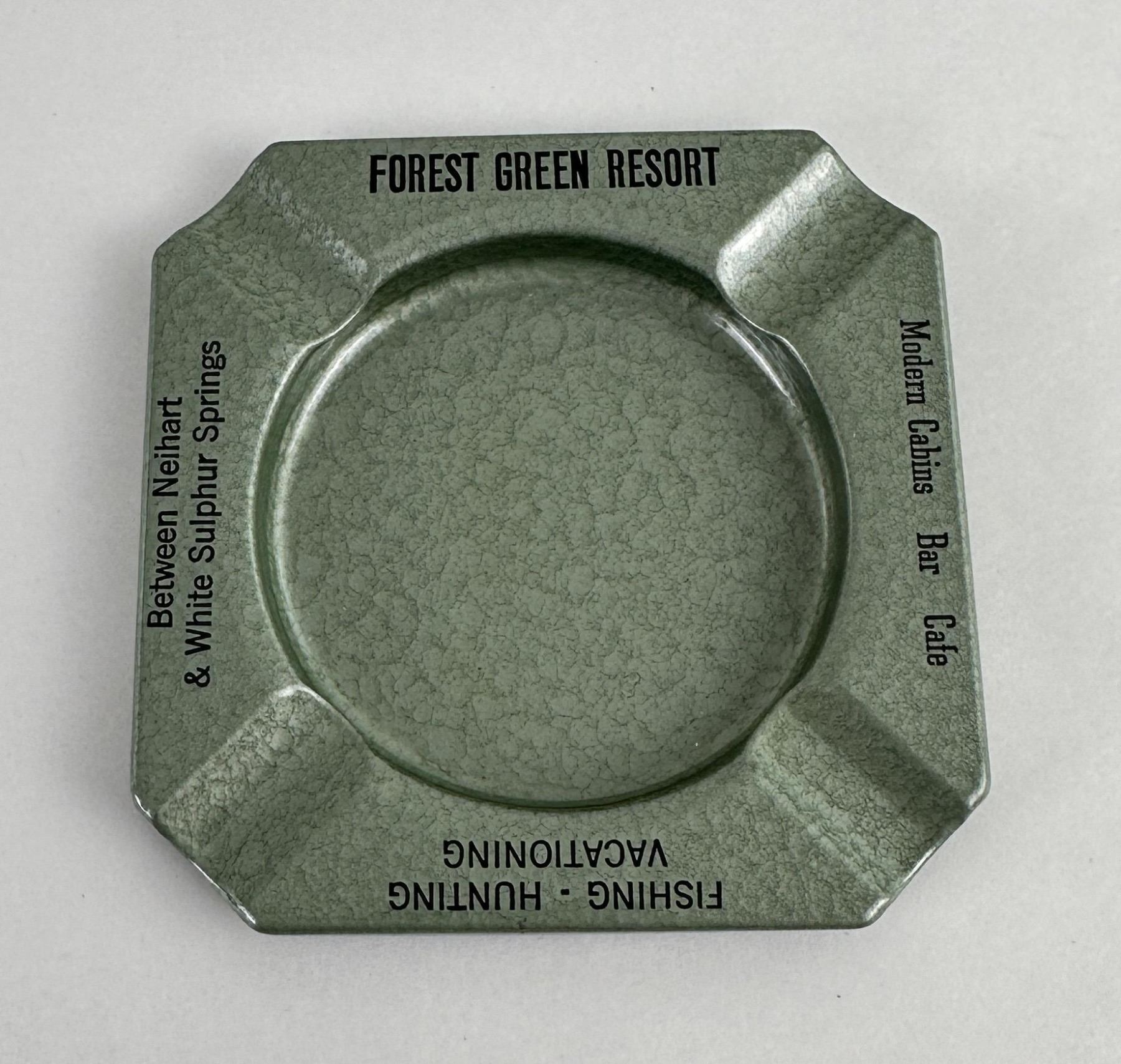 Forest Green Resort Neihart Montana Ashtray