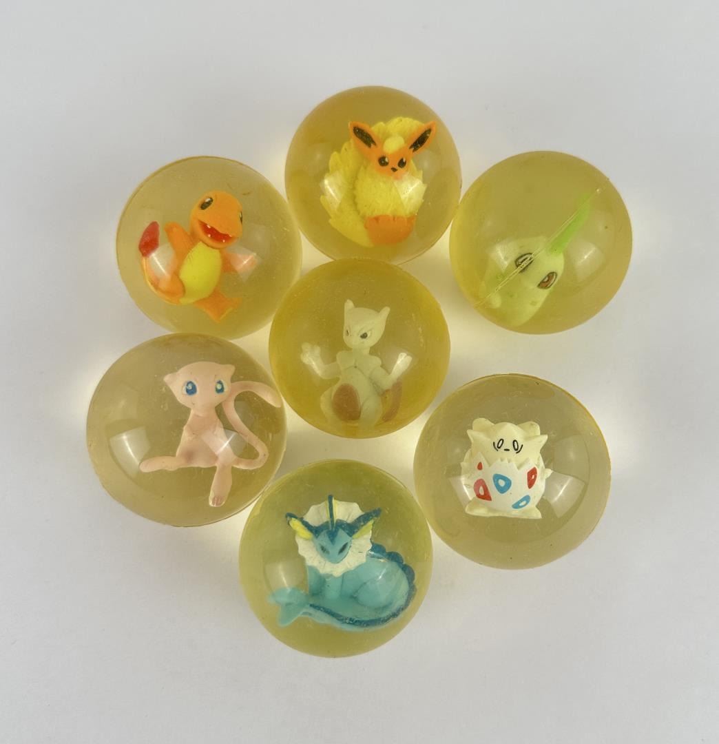 1990s Pokemon Bouncy Balls