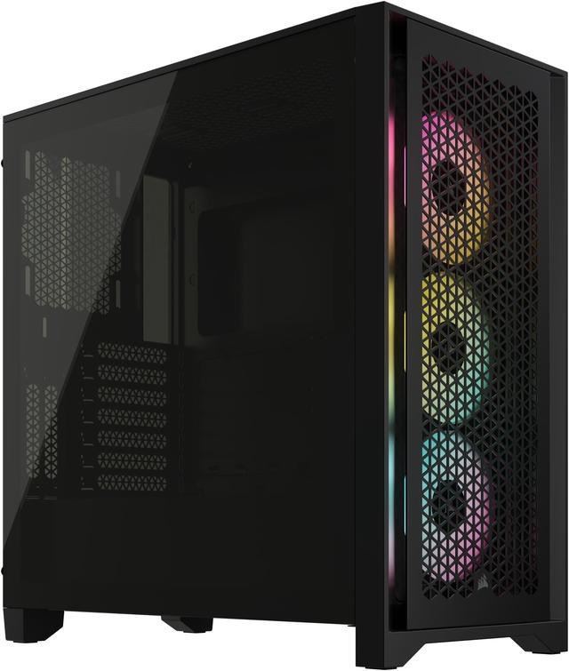 NEW Corsair iCUE 4000X RGB Mid-Tower ATX Computer Case Retail - $190