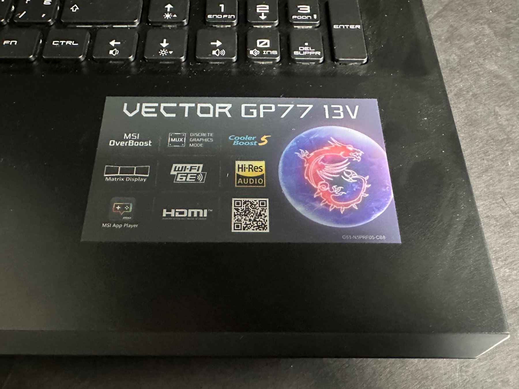 MSI Vector GP77 17.3" Gaming Laptop - Core Black (Intel Core i9-13900H ...