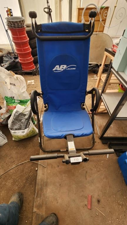 AB lounge workout machine, 20" wobble board