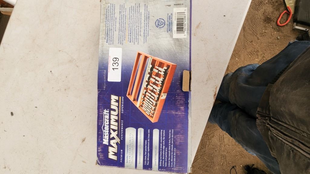 Mastercraft maximum forsner bit set