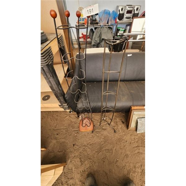 2 vertical compact disc stands