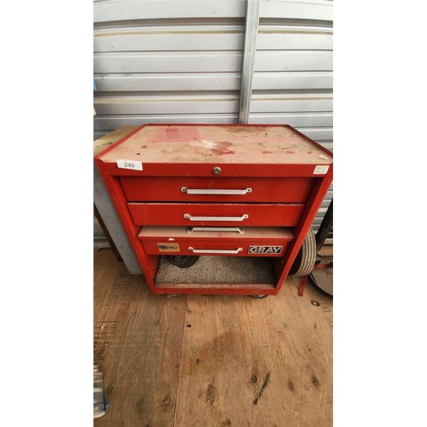 Red mechanics tool chest