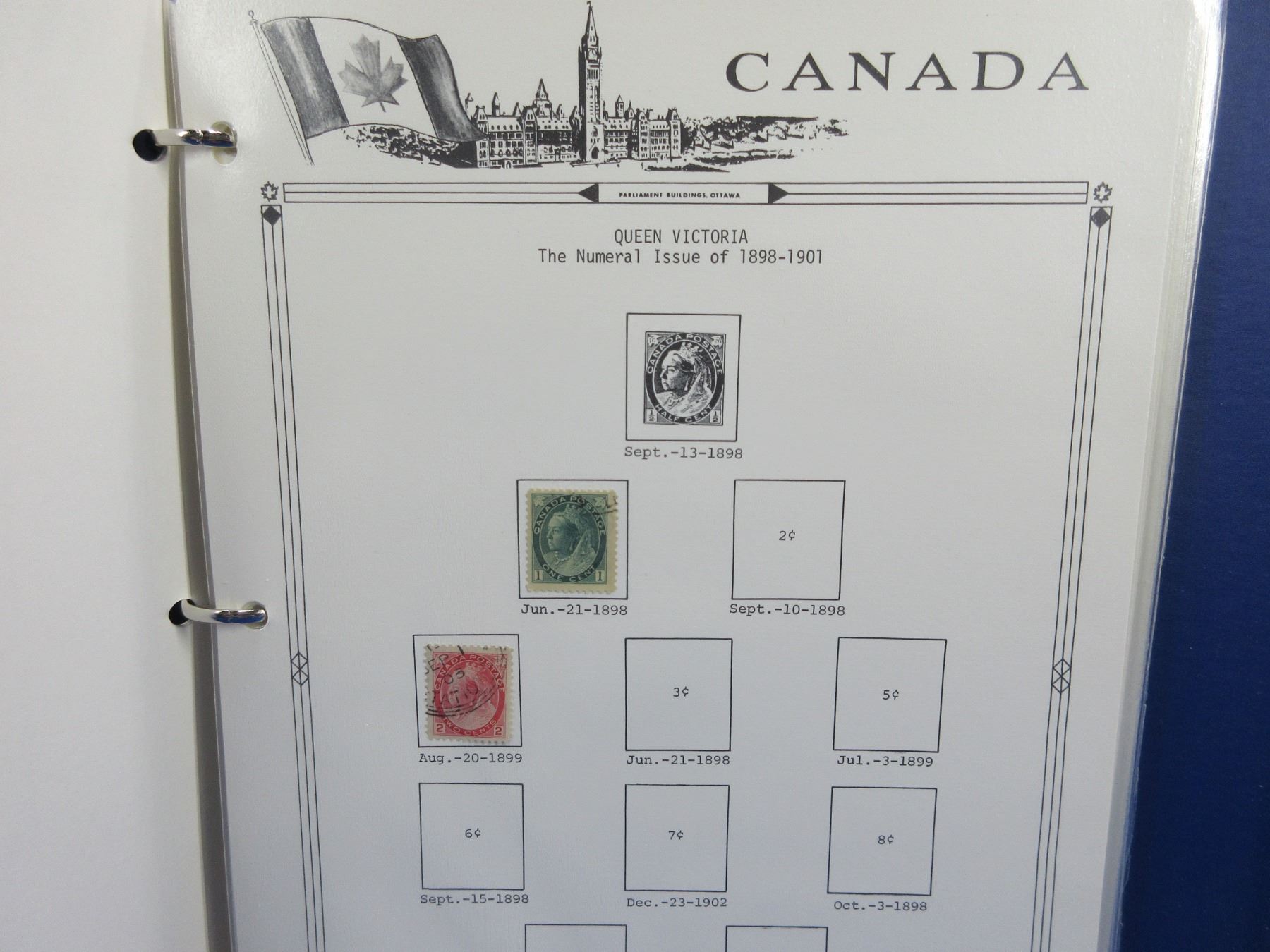 Stamp Collectors Album 1857 - 1991