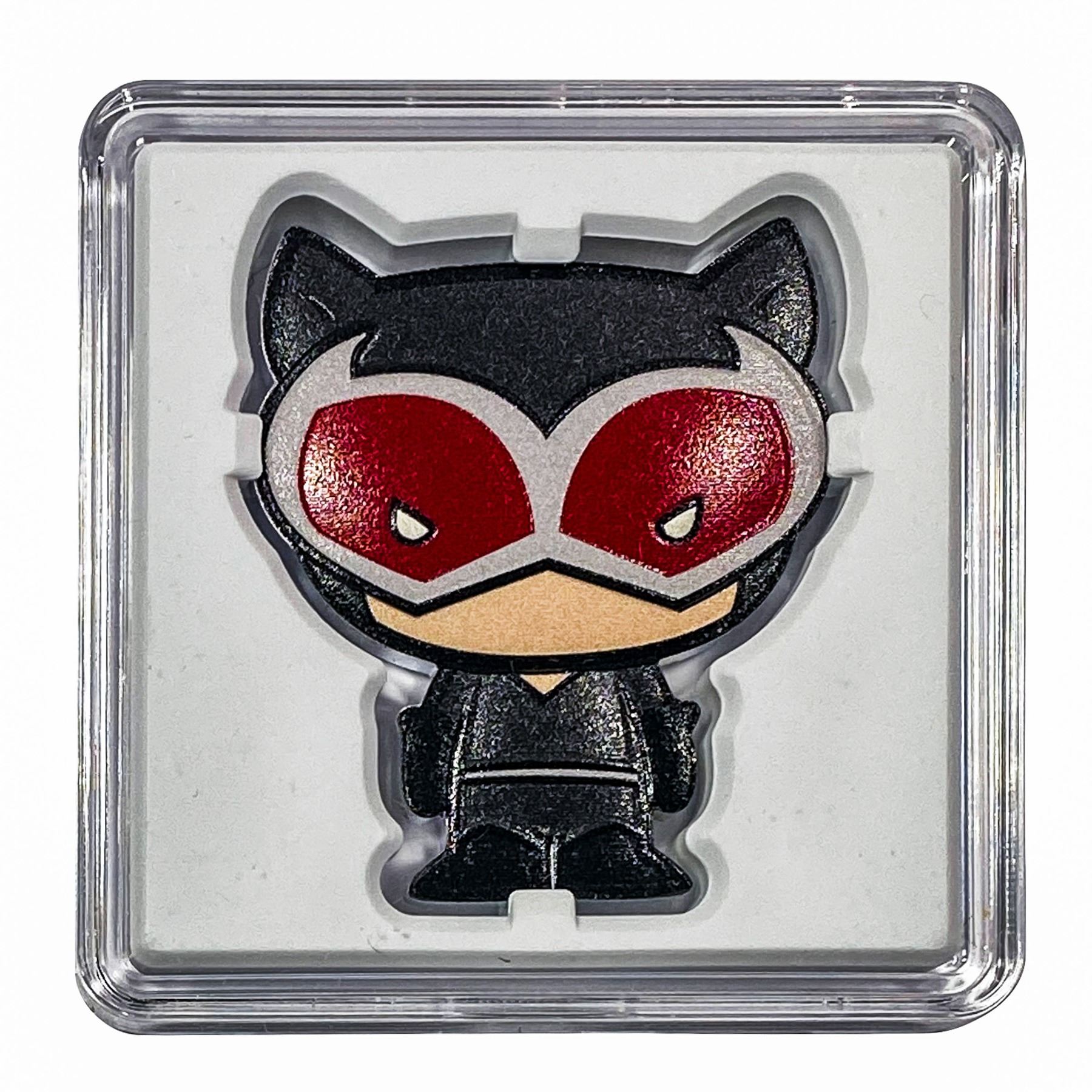 2021 Catwoman 1oz Silver Chibi Coin