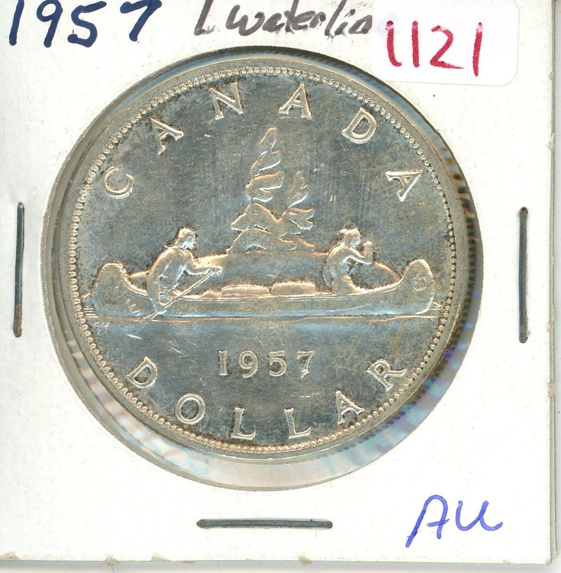 1957 1WL Canadian silver dollar - Schmalz Auctions