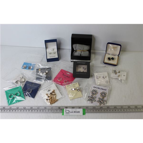 15 Pieces Of Costume Jewelry Bracelet Earrings Bodnarus