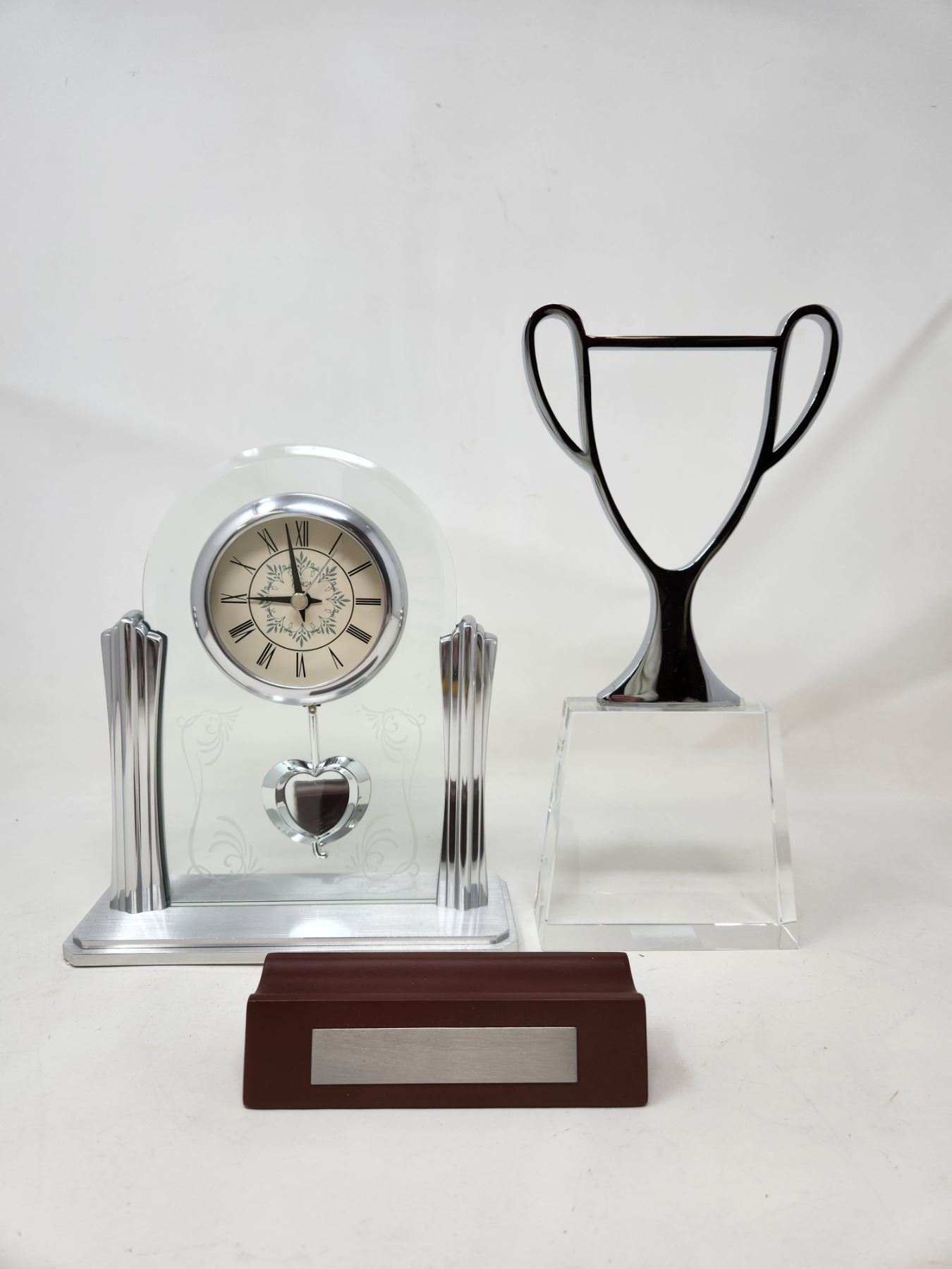 NEW Clock, Trophy for Engraving & Wooden pc for Engraving