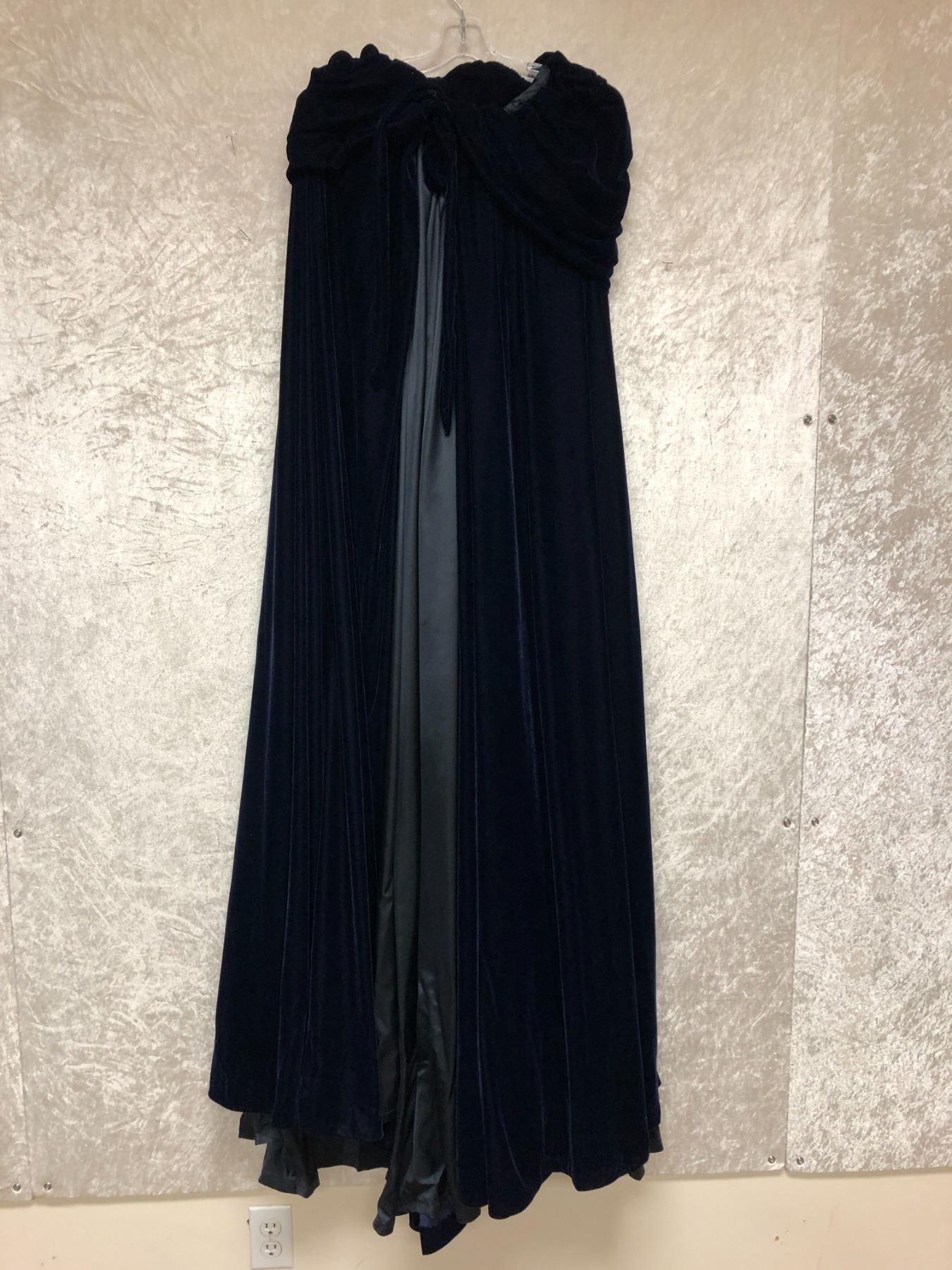 Custom and Heavy Screen Worn Velvet Cape