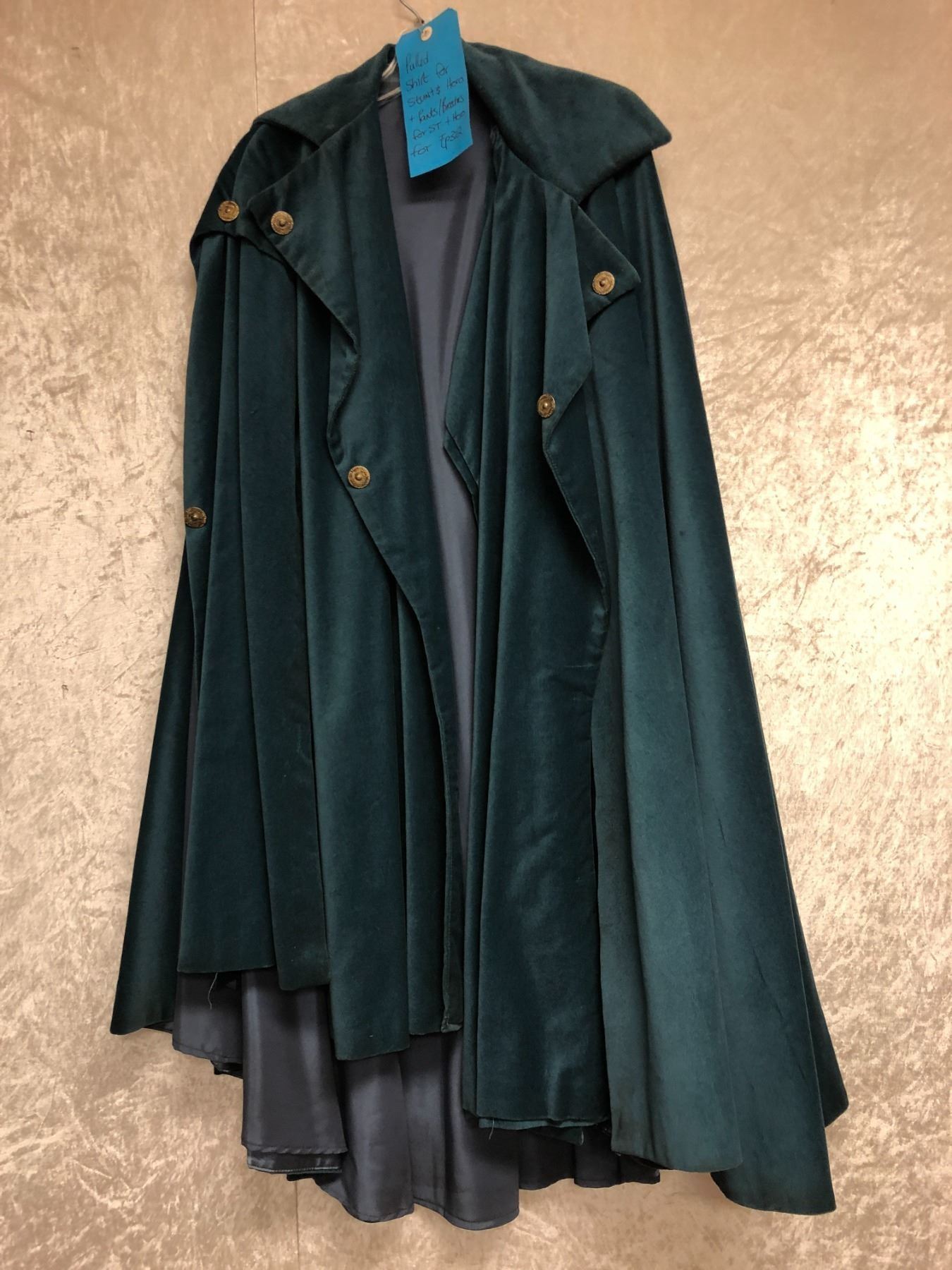 Screen Worn Green Velvet Robe