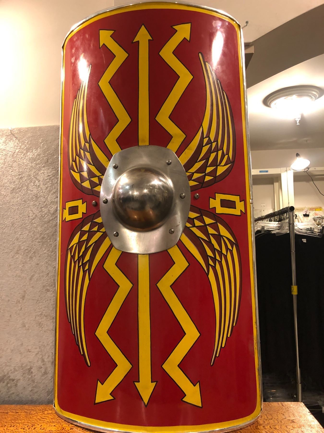 Roman Knight Full Face Metal Helmet with Sheild