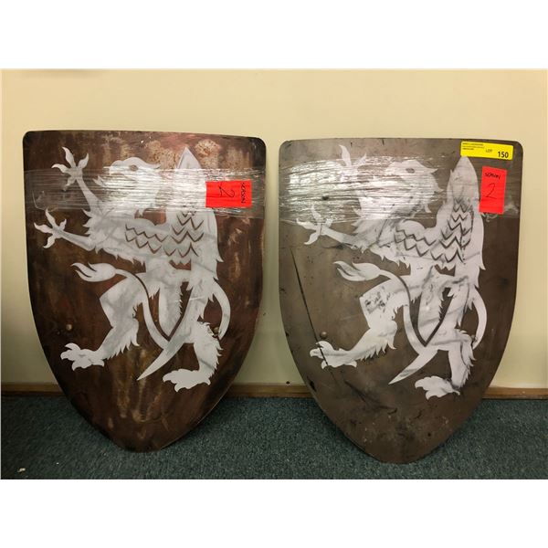 Hand Crafted Metal Medieval Sheild