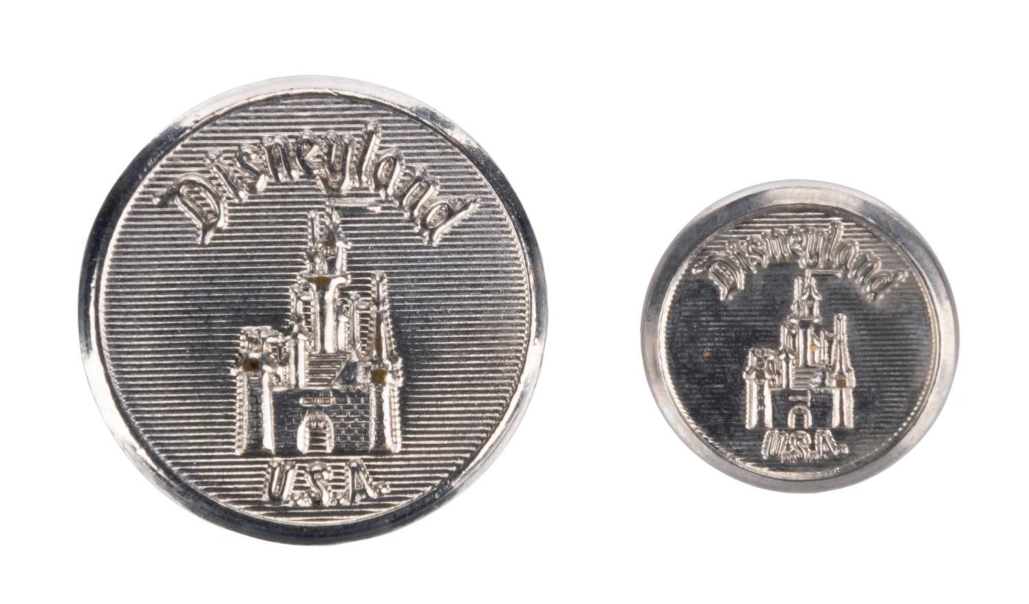 A Collection of Disneyland Costume Buttons.