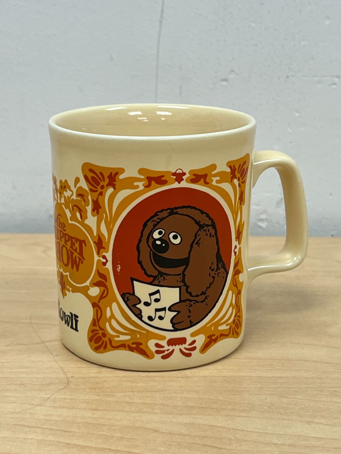 Vintage Kiln Craft England The Muppet Show Rowlf Coffee Mug - nice overall