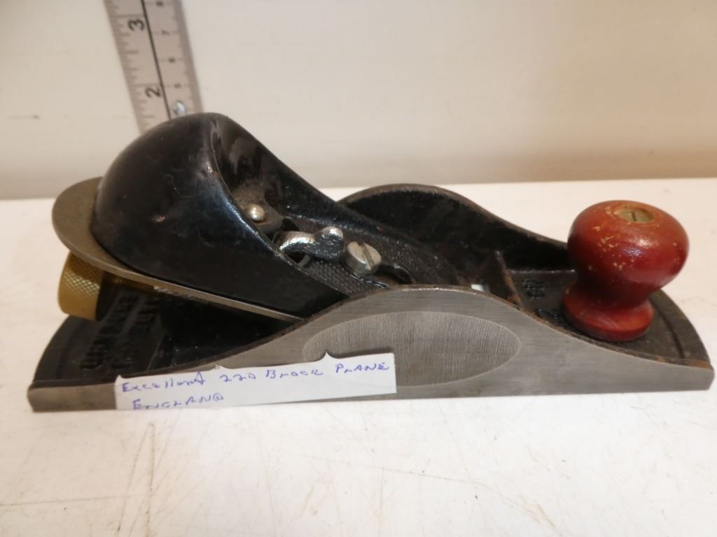 Antique 220 Brass Plane-Made in England