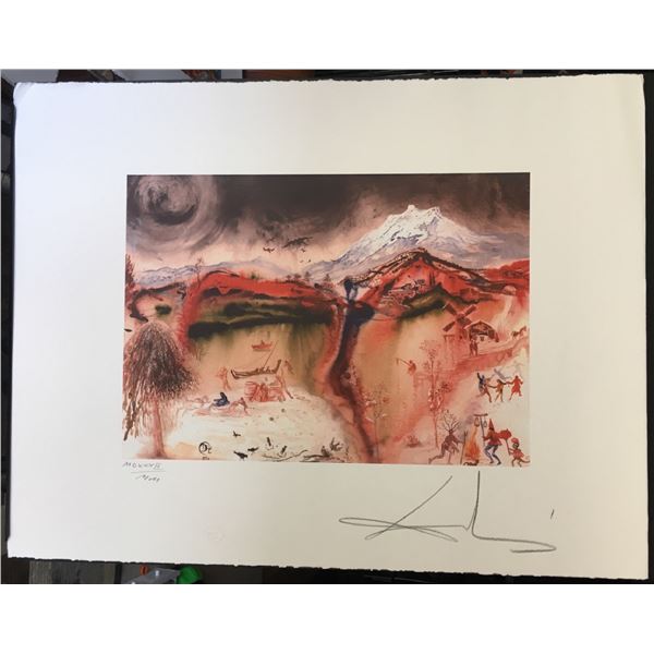 Salvador Dali Signed LE Lithograph