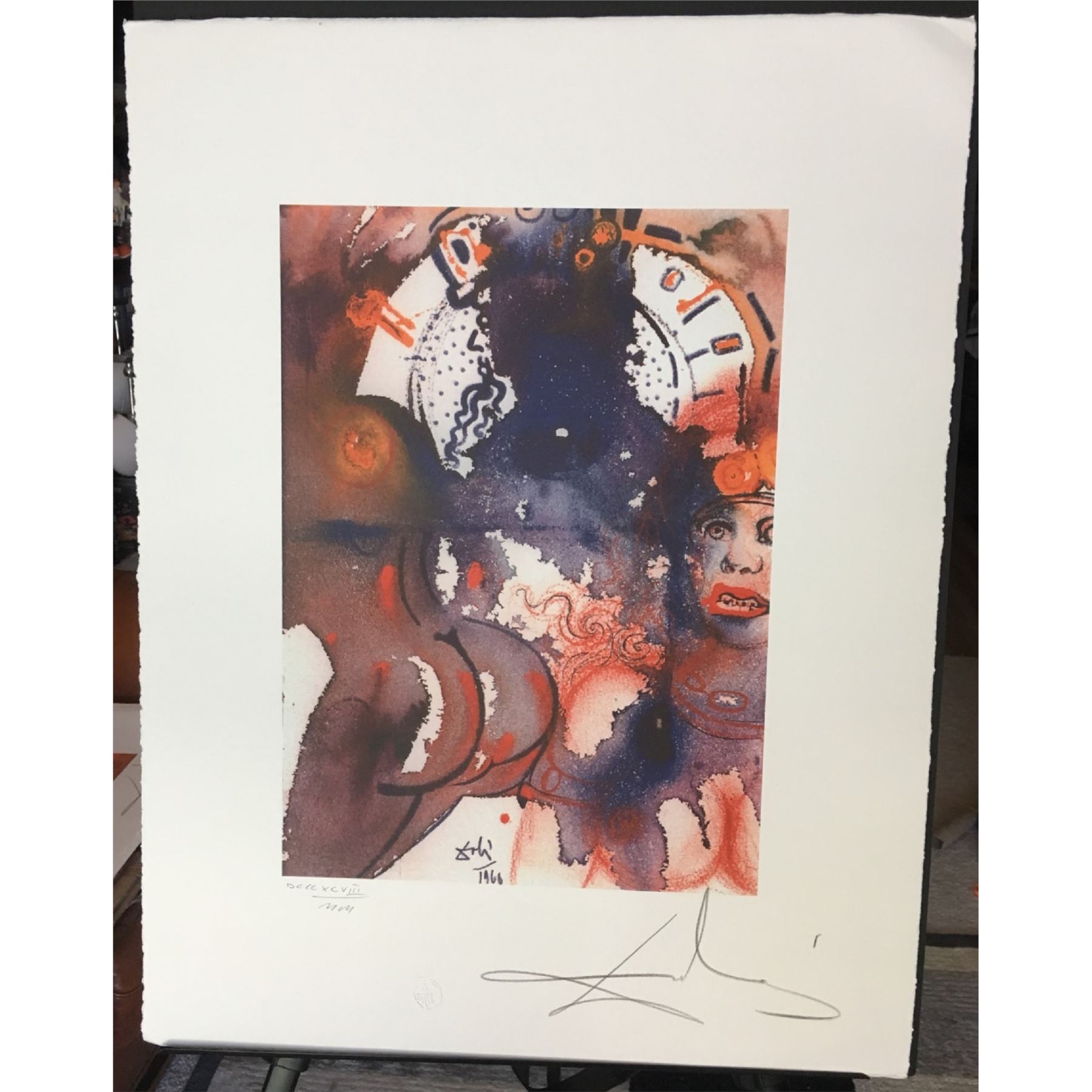 Salvador Dali Signed LE Lithograph