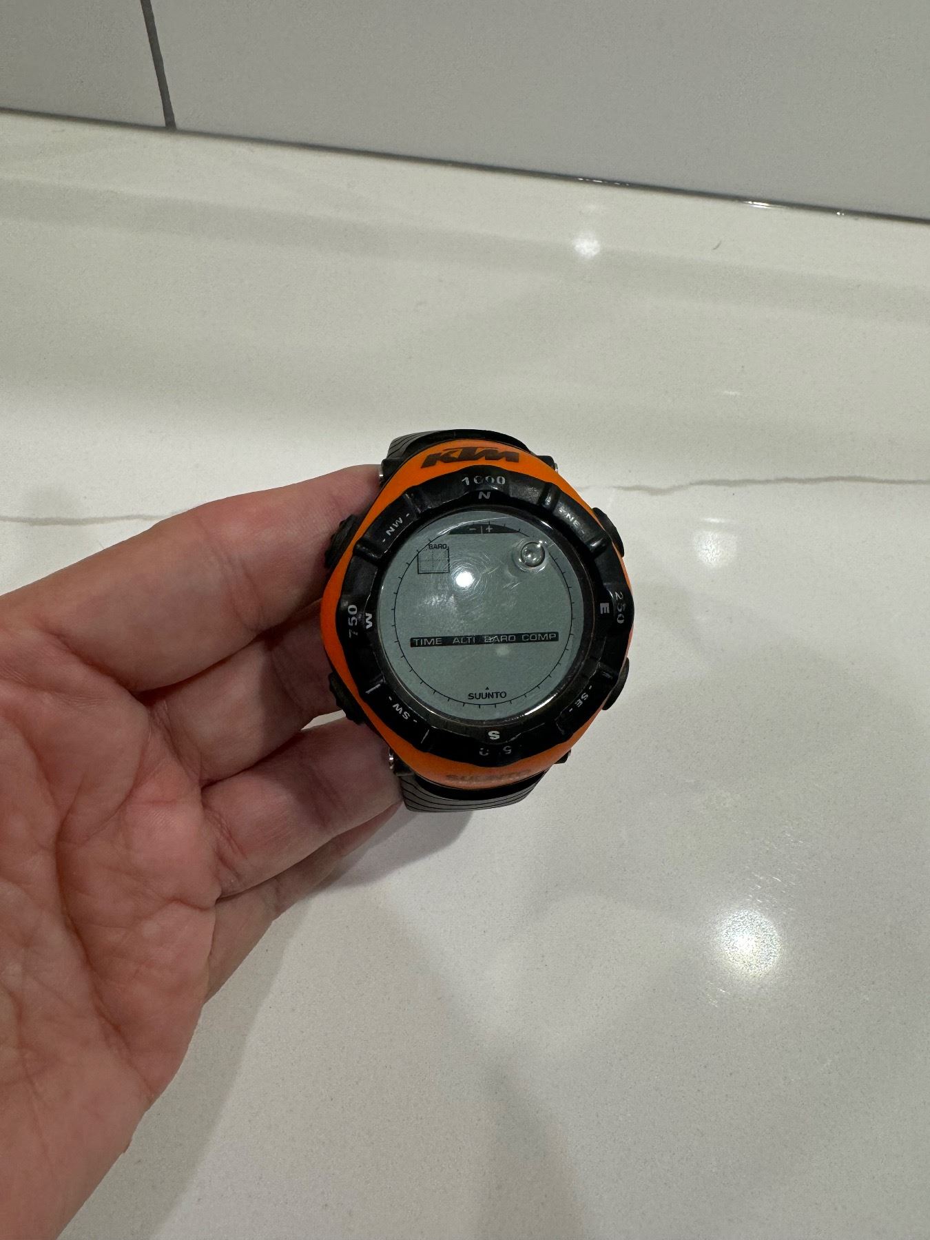 Suunto vector KTM watch needs battery