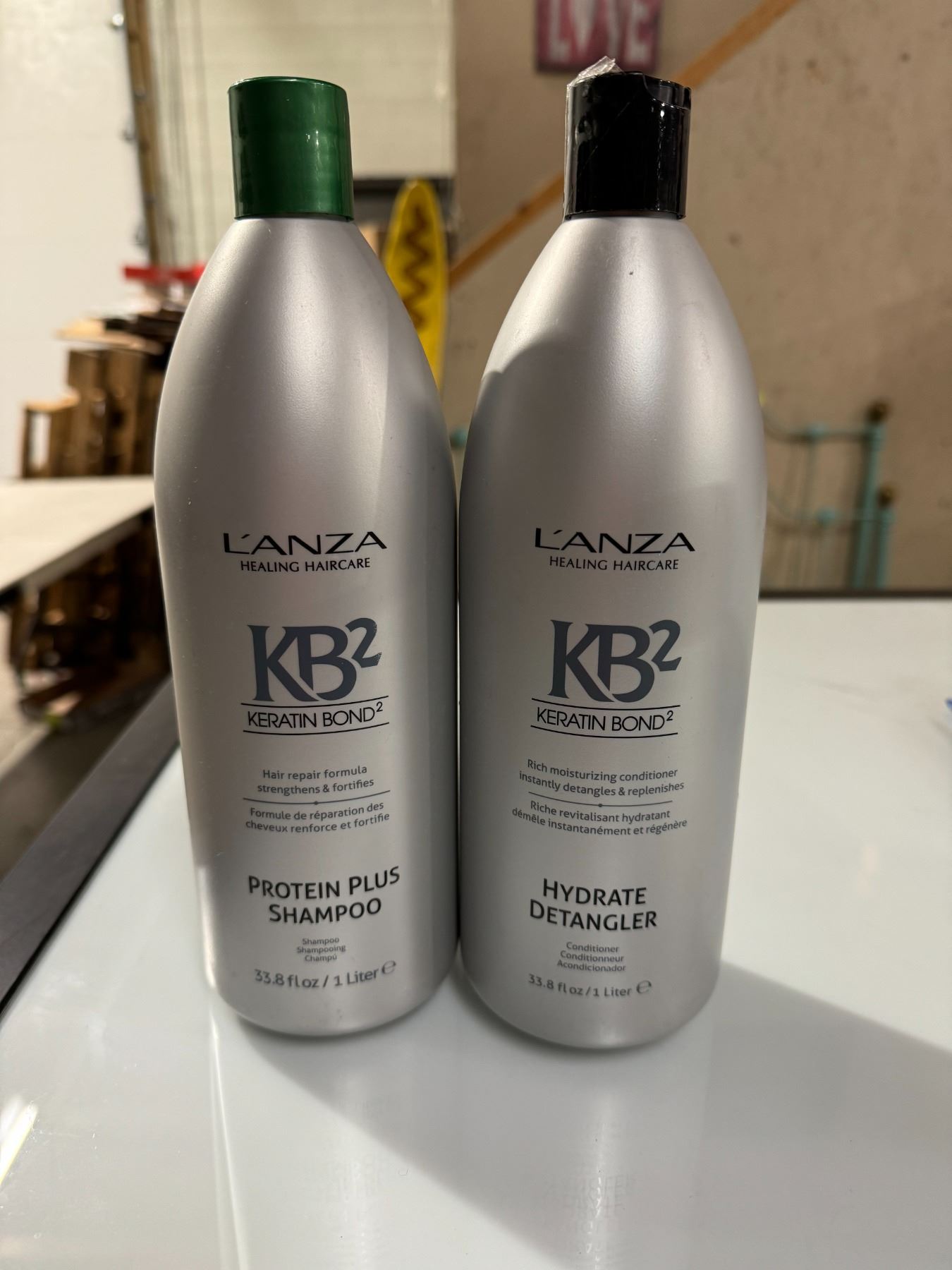 New KB2 L'anza protein plus shampoo & Hydrate detangler
